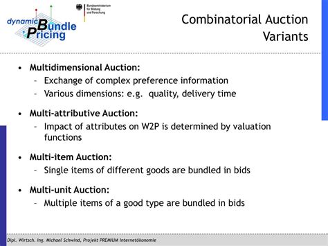 Ppt Design Of Combinatorial Auctions For Allocation And Procurement