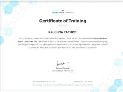 Krushna Rathod On Linkedin Completed Htmlcssadvanced Css And