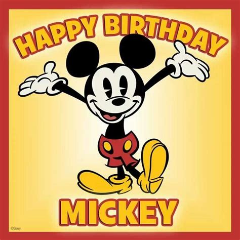Mickey Disney Birthday Meme Funny