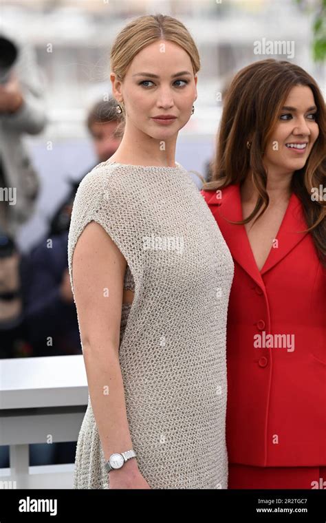 Jennifer Lawrence And Justine Ciarrocchi Attending The Photocall For