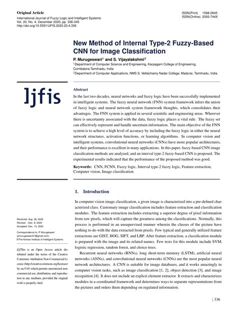 Pdf New Method Of Internal Type 2 Fuzzy Based Cnn For Image