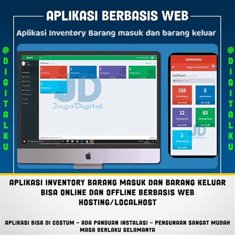 Jual Aplikasi Inventory Barang Masuk Dan Barang Keluar Berbasis Online Dan Offline Berbasis Web