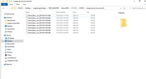 Converting Multiple Ubx To A Single Rinex File Obs And Nav Files