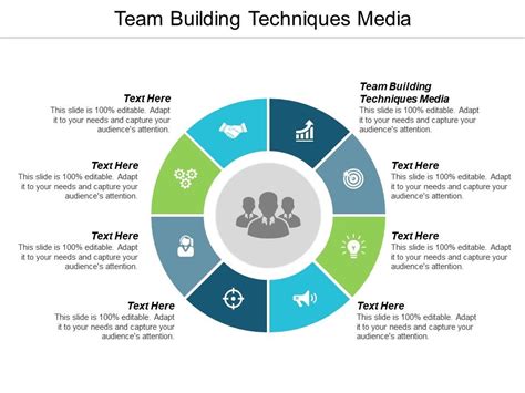 Team Building Techniques Media Ppt Powerpoint Presentation Ideas Icon
