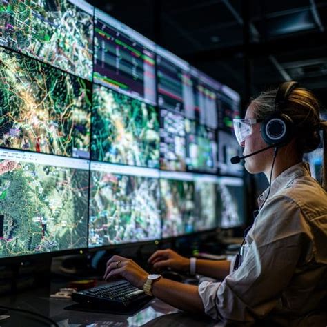 Free Control Center Monitoring Image Download At Stockcake