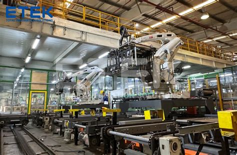 Etek Automation Palletizing Abb Palletizer Robotics Etek