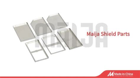 Custom Smt Shield Can Box Enclosure Spcc Sheet Metal Parts Stamping Emi Rf Shielding Cover Case