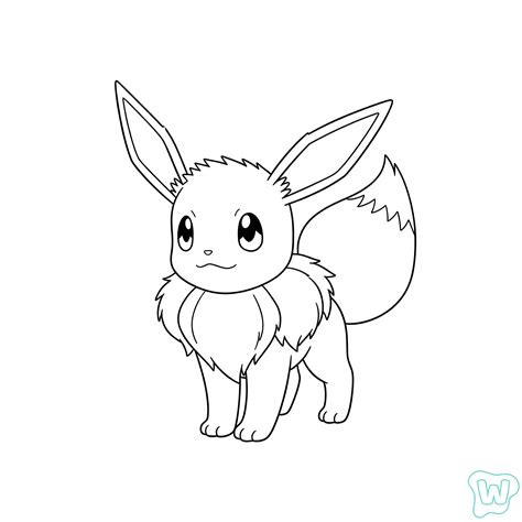 14 Mewarnai Eevee Gambar Pdf Gratis