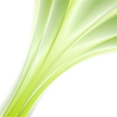 Premium Vector Abstract Green Smooth Waves Background