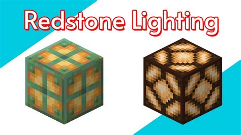 Redstone Lamps And Copper Bulbs Redstone Tutorial Youtube