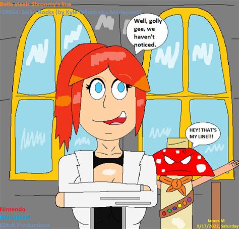 Belle Says Golly Gee Smg4 Saiko Rocks By Cvgwjames On Deviantart