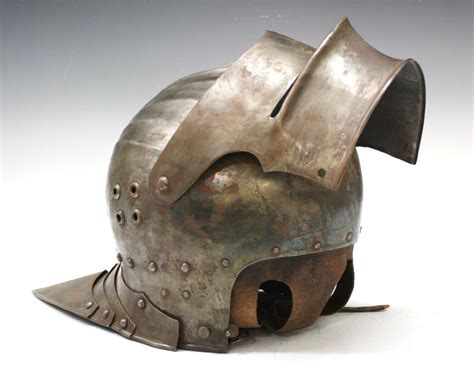 19th 20th Century Antique Italian Armor Steel Sallet Helmet At 1stdibs