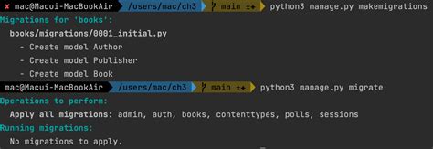 Error Table Has No Column Named Django