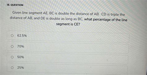 Solved Questiongiven Line Segment Aebc ﻿is Double The