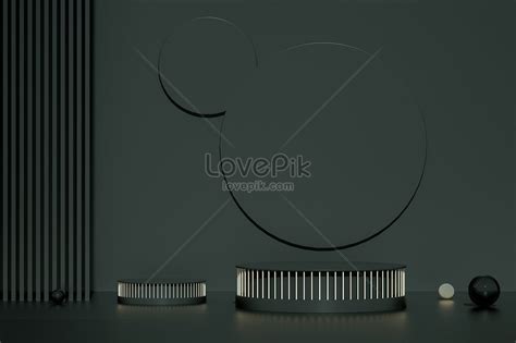 잉크 녹색 깊은 기하학적 부스 배경 사진 및 창의적인 일러스트 무료 다운로드 Lovepik