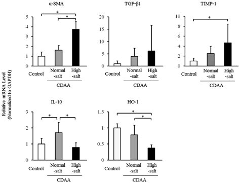 Hepatic Mrna Expression Of Genes Involved In Hepatic Fibrosis