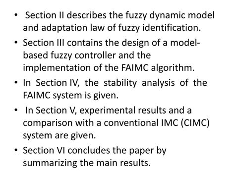 Ppt Fuzzy Adaptive Internal Model Control Powerpoint Presentation Free Download Id3744562