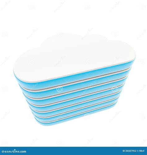 Cloud Computing Technology Server Database Emblem Stock Illustration Illustration Of Icon