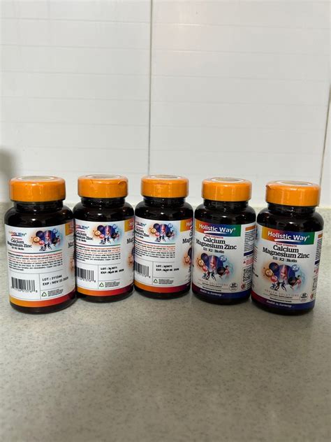 Holistic Way Calcium Magnesium Zinc Health And Nutrition Health Supplements Vitamins