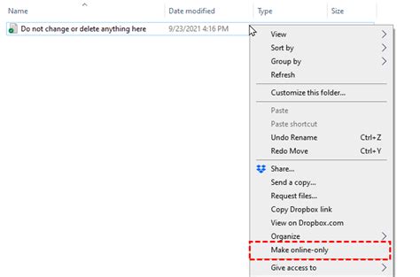 how to delete dropbox files from computer only 2 ways