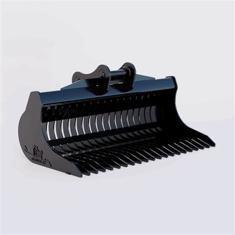 Daewoo Solar 130 2 Rake Riddle Bucket Cw Pins Rhinox Group