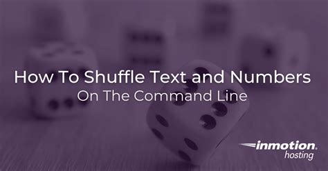 How To Shuffle Text And Numbers In Linux Using `shuf`