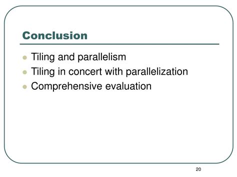 Ppt On The Interaction Of Tiling And Automatic Parallelization Powerpoint Presentation Id195294