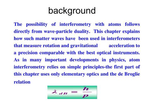 PPT Atom Interferometry PowerPoint Presentation Free Download ID