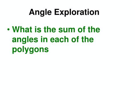 Ppt 51 Polygon Sum Conjecture Powerpoint Presentation Free Download