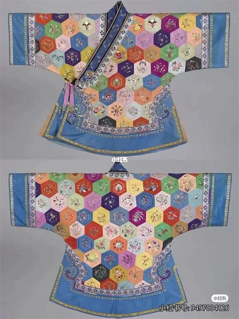 这是正儿八经的拼布百家衣,也叫百衲衣。图片出处看最后一张图。 国风课堂 这是正儿八经的拼布百家衣,也叫百衲衣。图片出处看最后一张图。 国风课堂