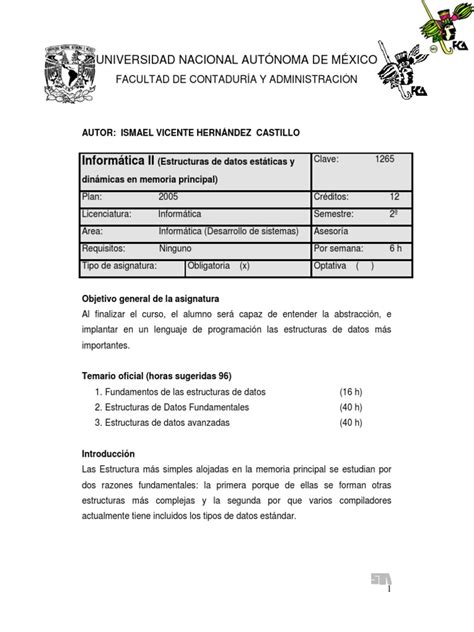 Estructuras De Datos Pdf Estructura De Datos De Matriz Lenguaje