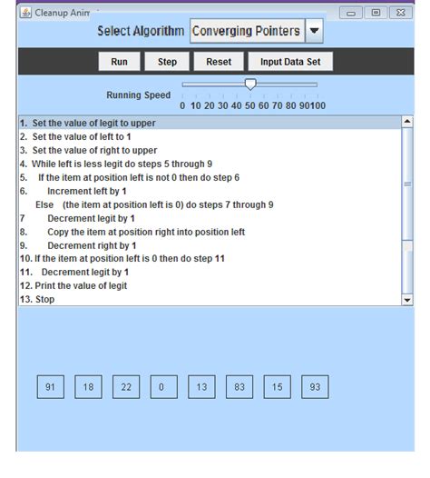 Solved B Converging Pointers Algorithm 7 Copies Performed