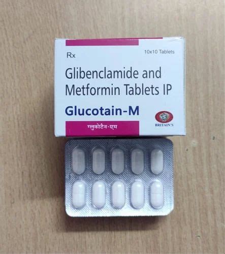 Glibenclamide And Metformin Hydrochloride Tablets At ₹ 40 Piece Glibenclamide Metformin