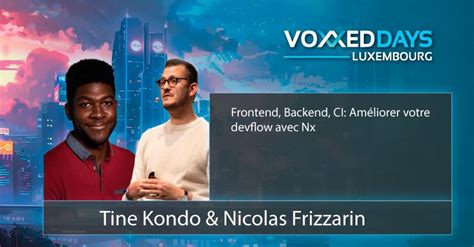 Devflow Frontend Backend Ci Gde Mvp Voxxedlu Oss Talk Sfeir