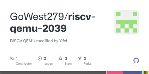 Github Gowest279riscv Qemu 2039 Riscv Qemu Modified By Yifei