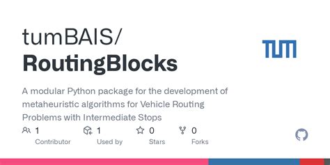 github tumbais routingblocks a modular python package for the