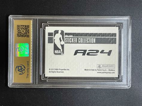 杰森中古 2012 panini nba 圣安东尼奥马刺 队徽 logo 贴纸 10多年前少见版本 金属设计 邓肯 罗宾逊 帕克 罗德曼