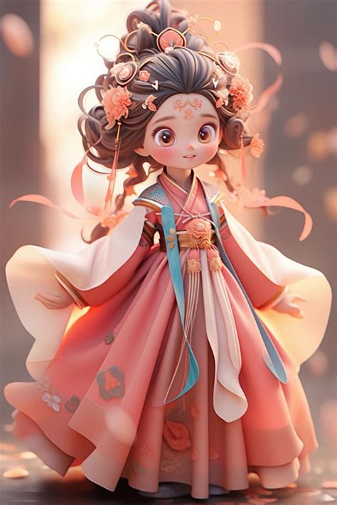 古风小女孩 迪士尼风格