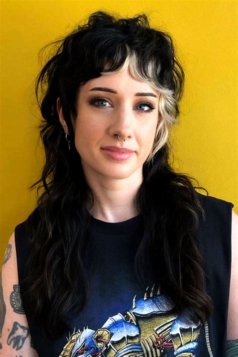 Rock The Long Wolf Cut And Embrace The Effortless Look Chunky Wolf