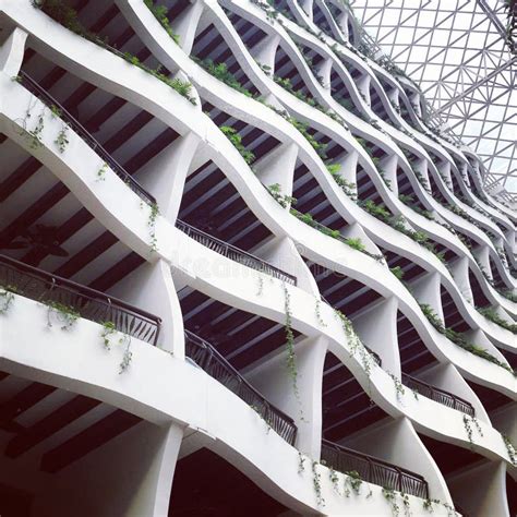 Waving Architecture Stock Image Image Of Balconies White 42664195