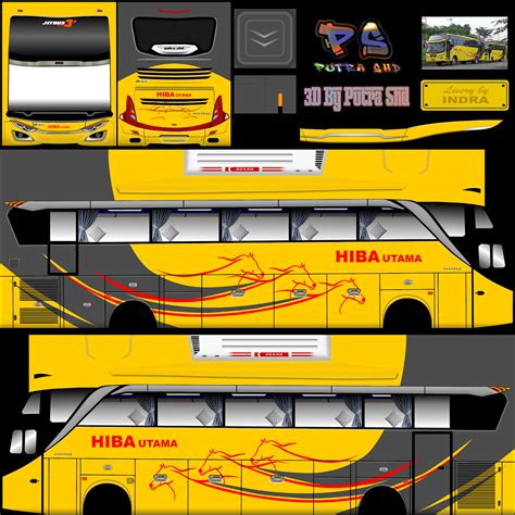 40 Livery Bussid Keren Dan Terbaik Super Kece Dan Langka