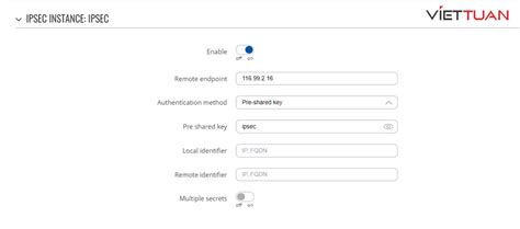Cài đặt IPSEC VPN Site to Site giữa Teltonika RUT240 Router MikroTik