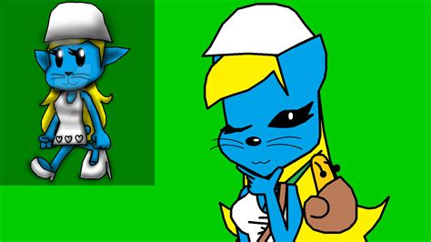 Artstation Smurfette The Cat Fanart