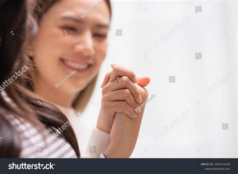 Close Hand Two Female Holding Hands Stock Photo Shutterstock