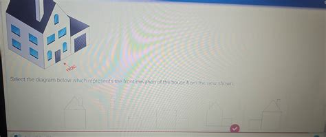 Solved E Diagram Below Which Represents The Front Elevation Of The House From The View Shown