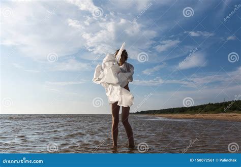 Naked Girl Outdoor Stock Image Image Of Beauty Bare 158072561