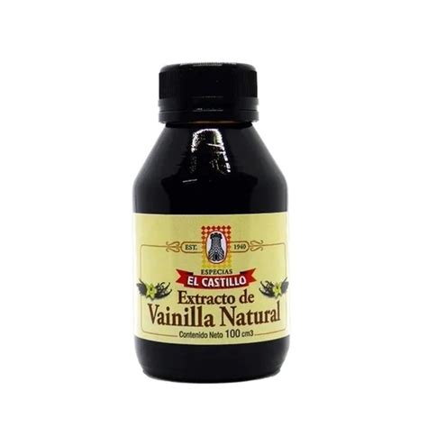 100 Ml Extracto De Vainilla Natural El Castillo