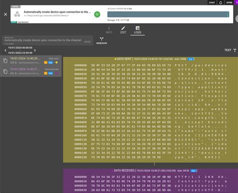 webhooks — actions triggered by specific events