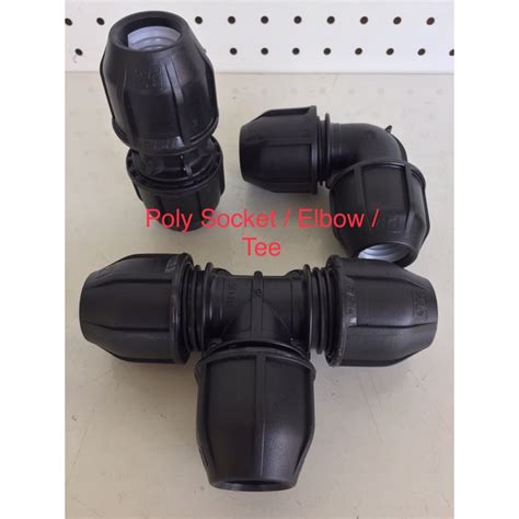 Pn16 Poly Coupler Poly Socket Poly Equal Elbow Poly Equal Tee Poly