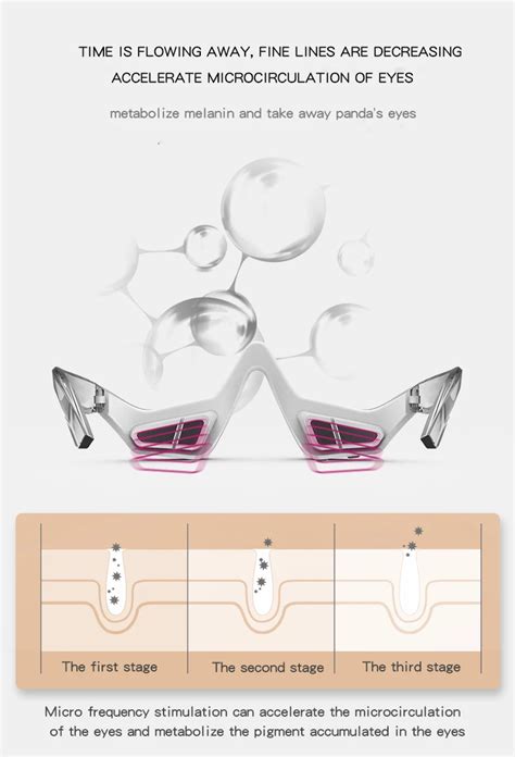 3d Ems Micro Current Eye Massager Red Light Therapy Eye Massager Led Ems Eyes Massager Mask
